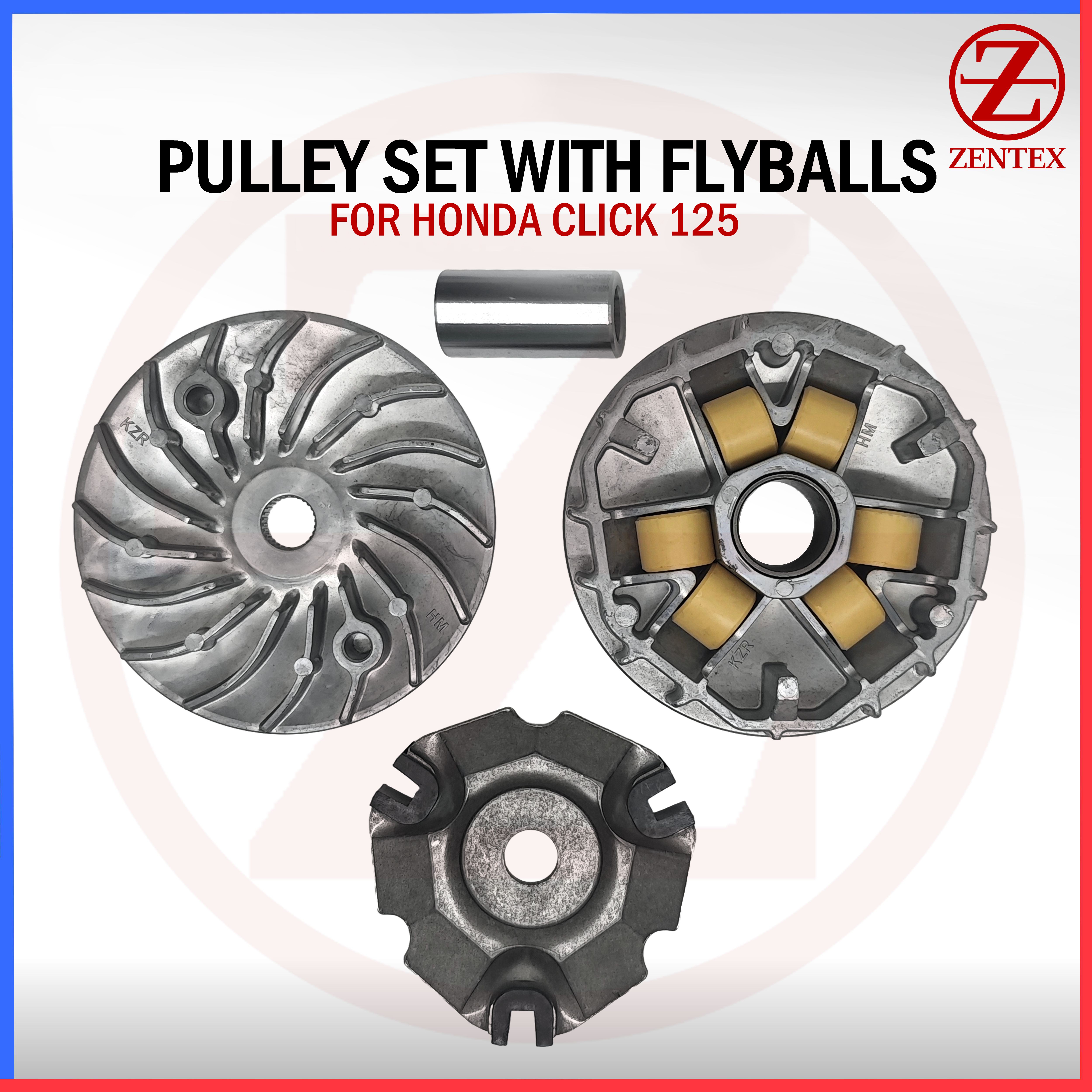 PULLEY SET WITH BOLA / FLYBALL CLICK FOR HONDA CLICK 125 / CLICK 125i ...