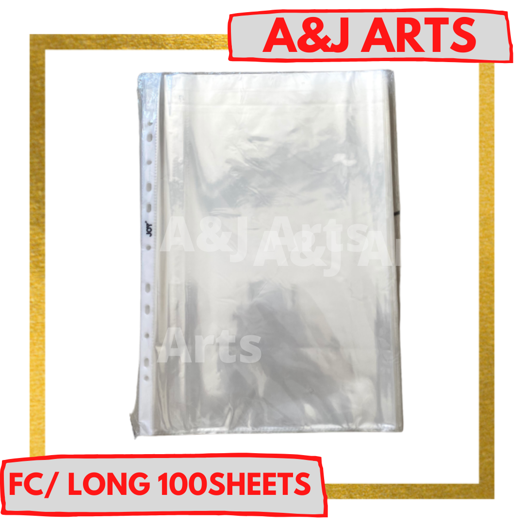 A4/Short FC/Long Clear Sheet Protector For Ring Binders 100 sheets 100s ...