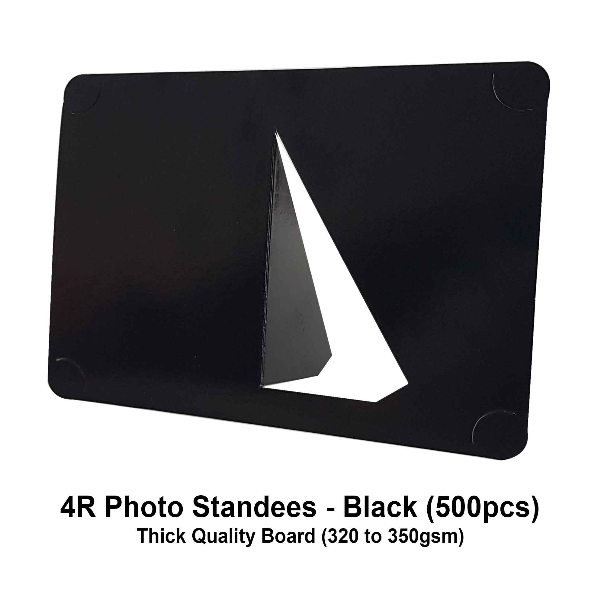 500pcs 4R Photo Standee Frame Standees for Photobooth BLACK - Thick ...