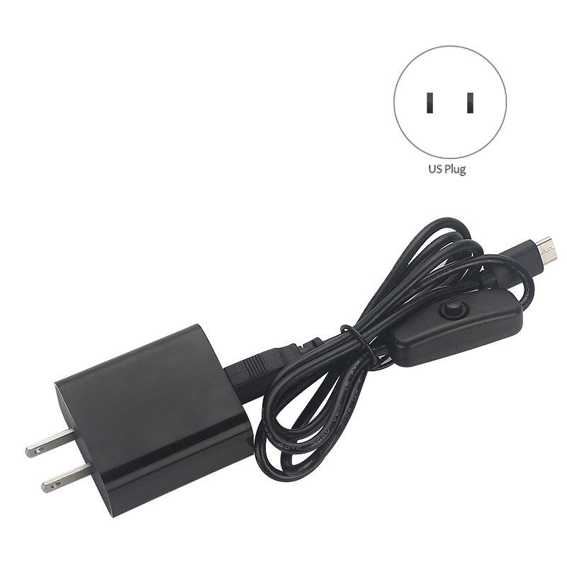 [ในสต็อก] [COD]5V 3A Power Supply Charger Adapter with ON/OFF Cable for ...