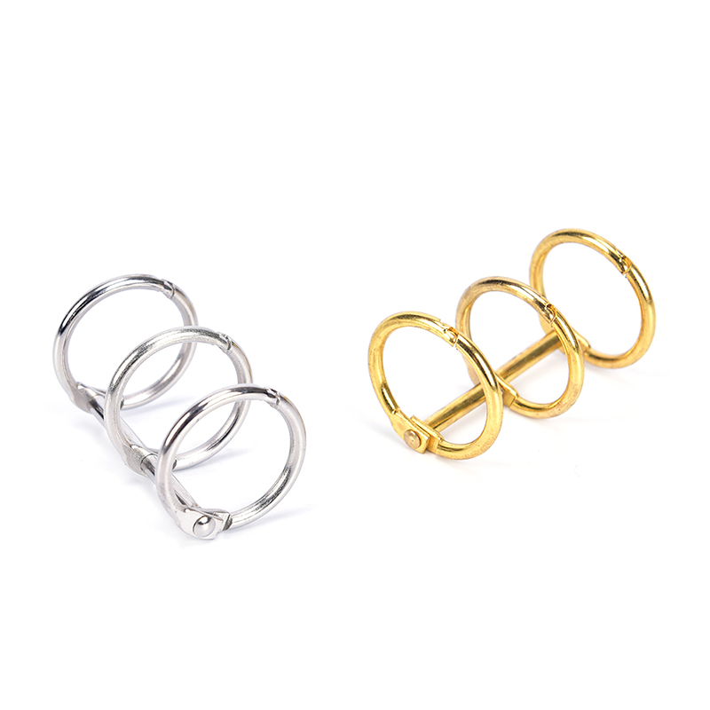 [Mimar] DIY Metal Clip 3 Holes Ring For Notebook Loose Leaf Diary Photo ...