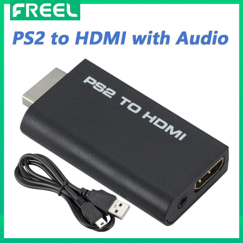 FREEL PS2 To HDMI Audio Video Converter Adapter 480i/480P With 3.5Mm ...