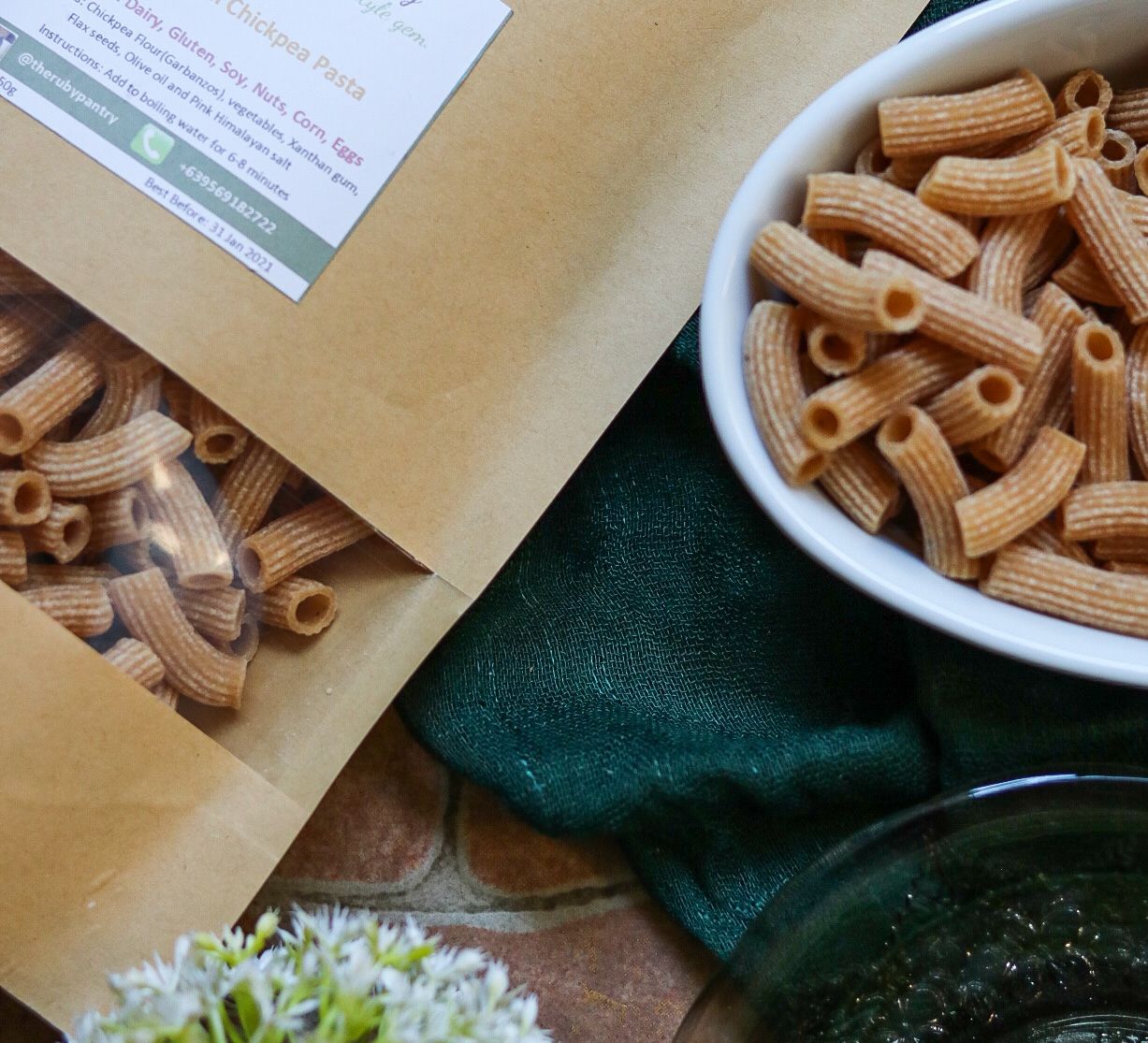 Chickpea Protein Pasta - Maccheroni (Dairy-Free, Gluten-Free, Soy-Free ...
