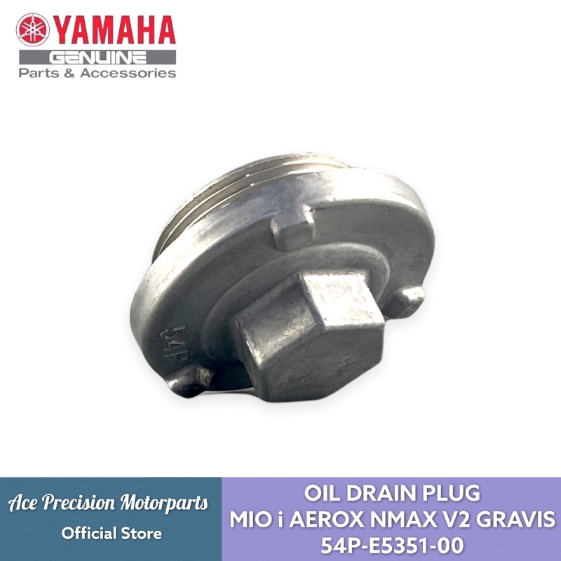 OIL DRAIN PLUG MIO i125/AEROX/NMAX V2/GRAVIS YAMAHA ORIGINAL 54P-E5351-00 | Lazada PH
