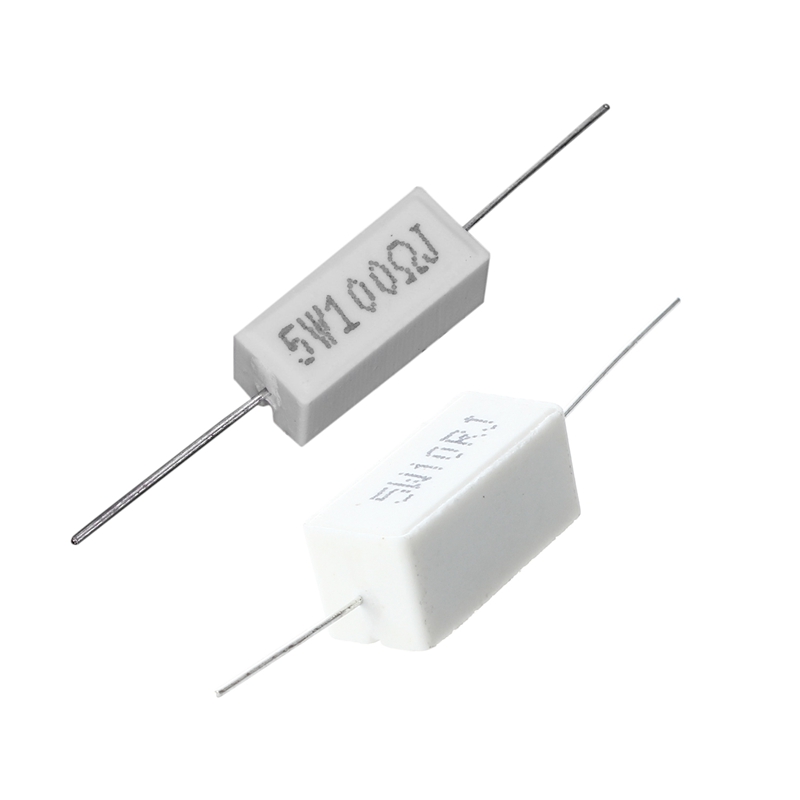 10 PCS 5W 10 Ohm Ceramic Load Resistors & 10X Wirewound Ceramic Cement ...