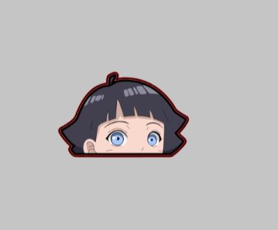 Naruto Anime Peeker Sticker | Vinyl Sticker Waterproof, Naruto peeker ...