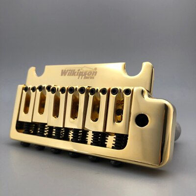 Genuine Wilkinson Tremolo Guitar Bridge 2 point Tremolo Vibrato Gold ...