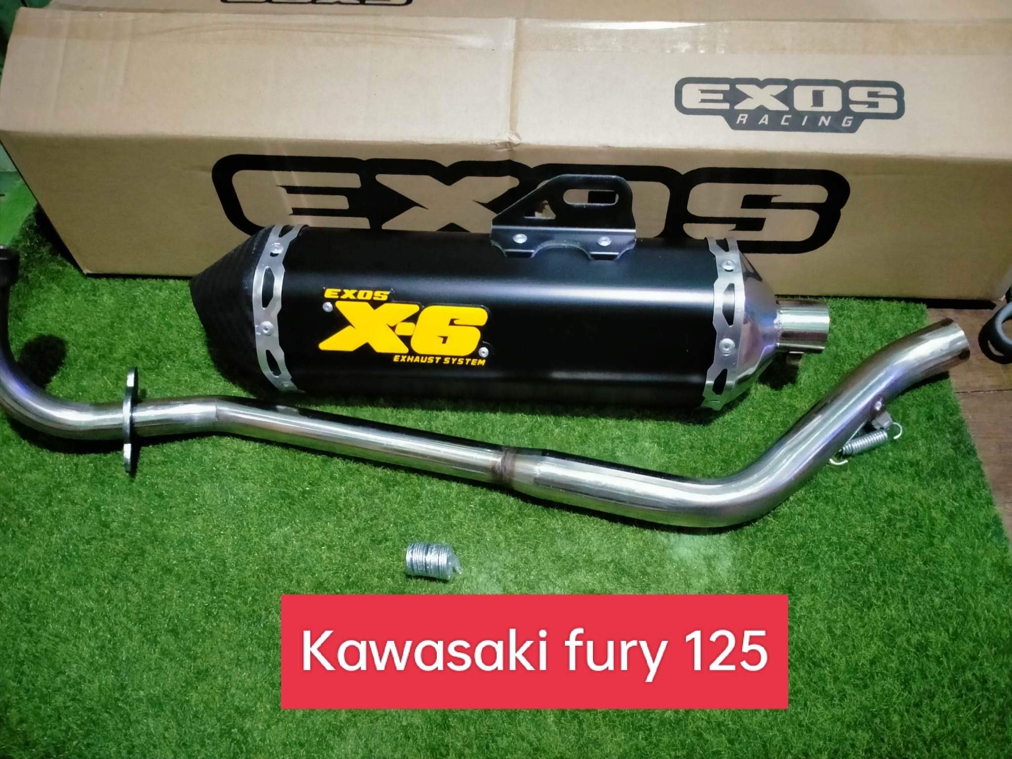 ️EXOS PIPE X6 STAINLES ELBOWHONDA CLICK GAME CHANGER/VERSION 2 125/150i ...