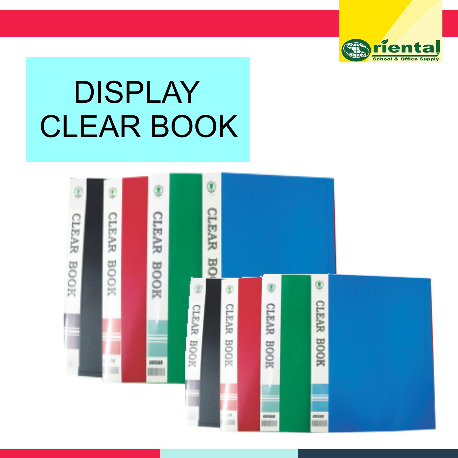 Display Clear Book - Non-refillable Clear Book with different number of ...