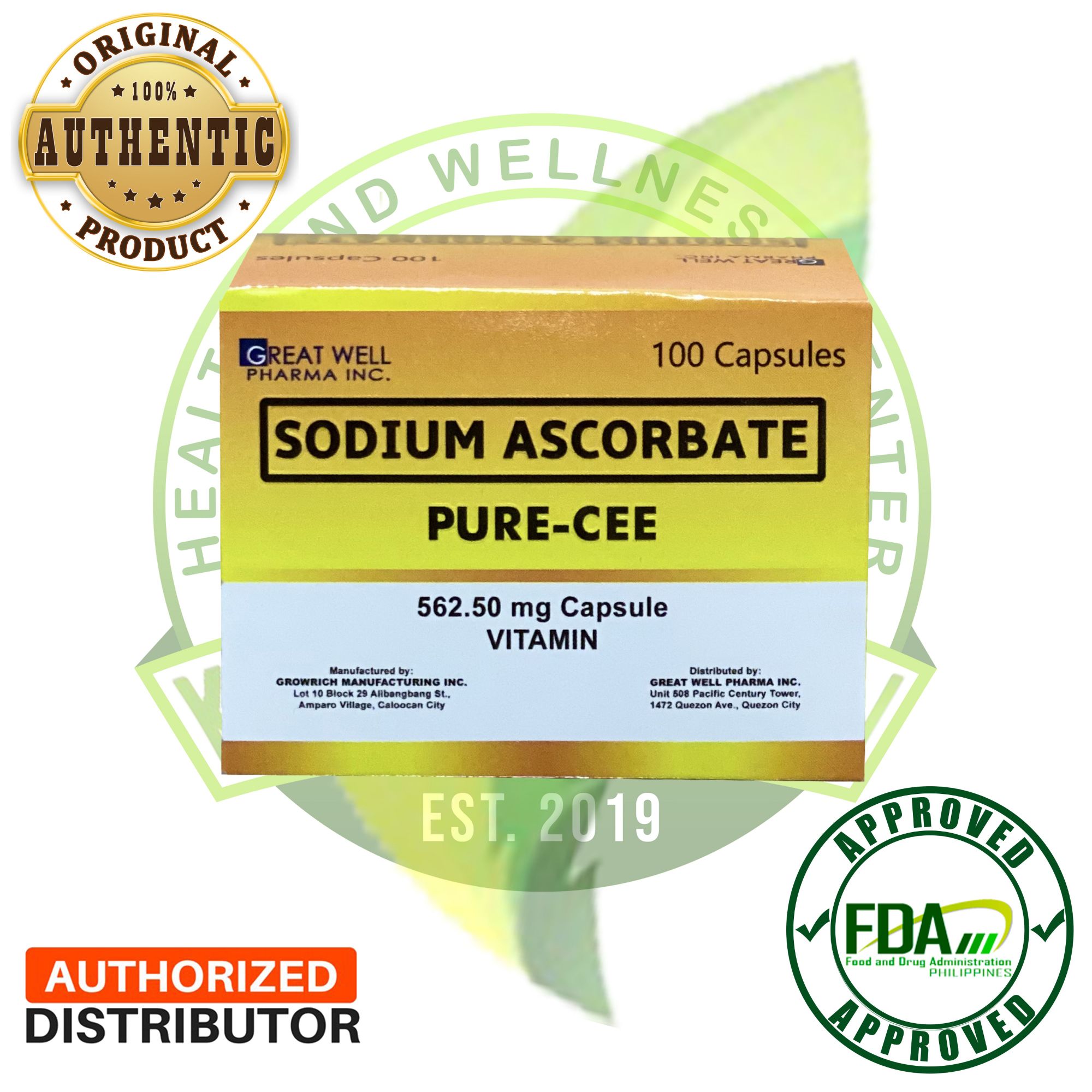 PURE CEE - Sodium Ascorbate - Alkaline Vitamin C - Non-acidic Vit C ...