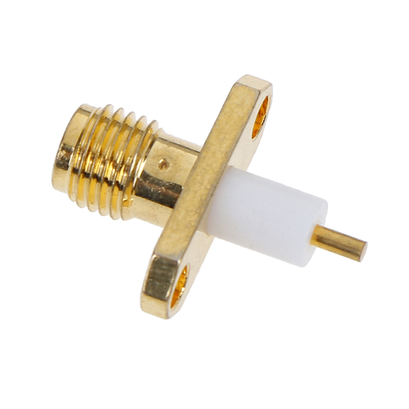 Refreshing SMA Female Jack Socket Chassis PTFE w/2 holes Flange Panel ...
