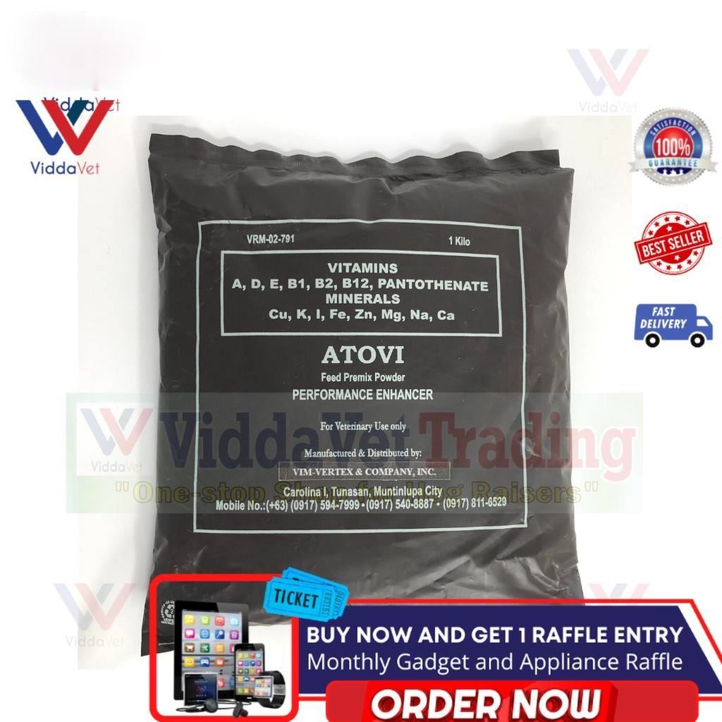 1 kg ATOVI (1Kilogram) Feed Premix Powder for animals Nanotechnology ...