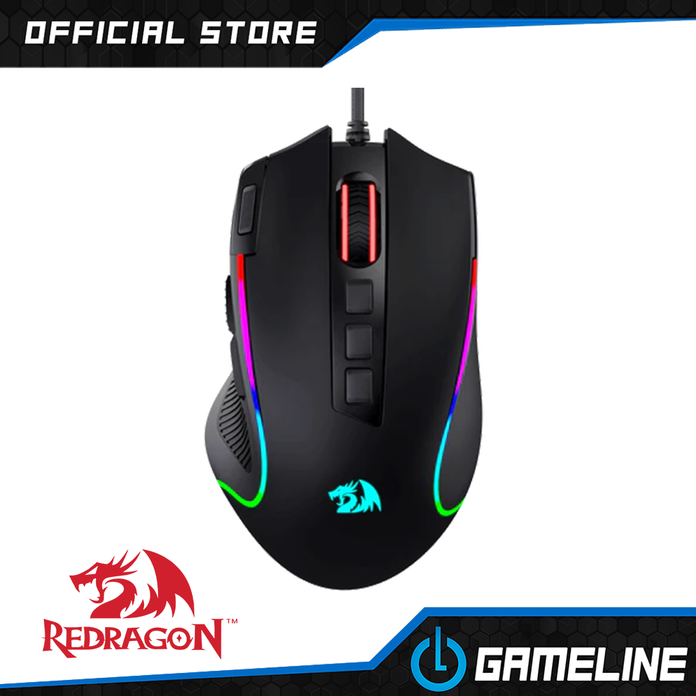 Redragon Wired M612 RGD PREDATOR Gaming Mouse [8000 DPI] - Black | Lazada