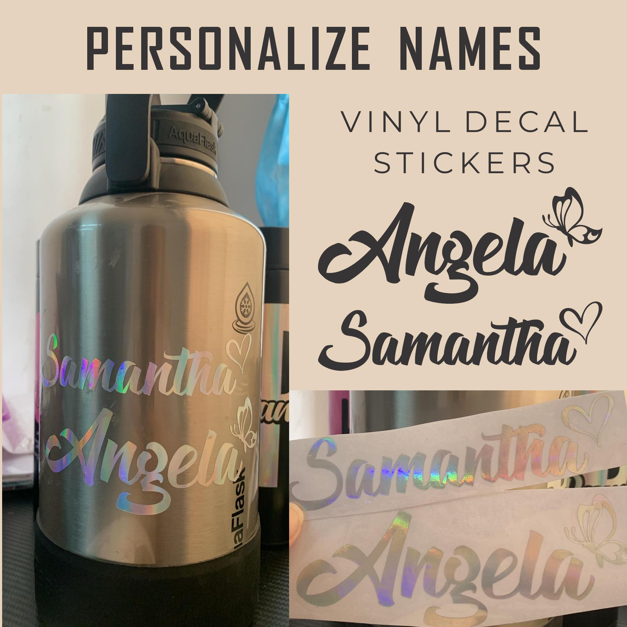 Personalize Custom Name Decals Stickers names decals stickers for ...