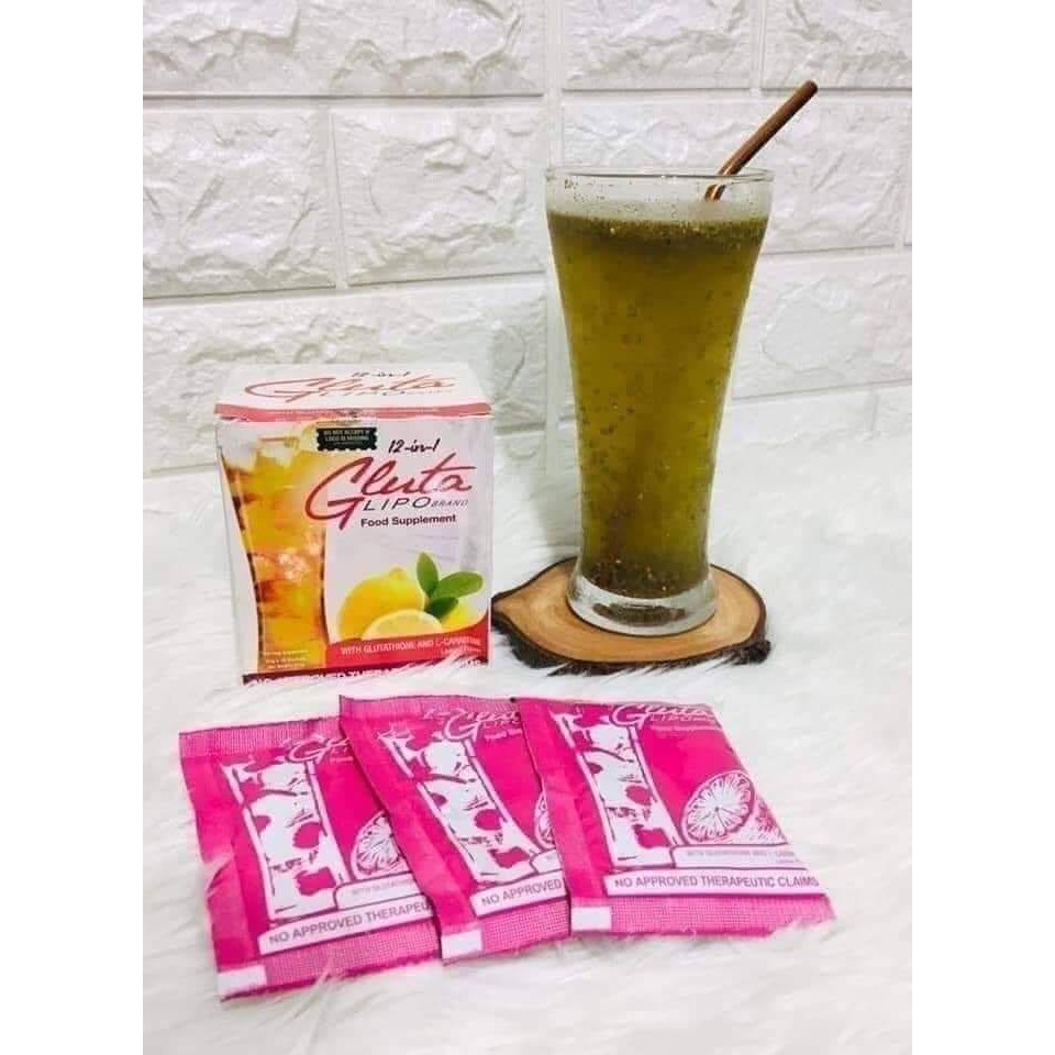ORIGINAL Gluta Lipo Juice/Coffee/Milk Tea/Gold Dark Choco/Gold Fiber ...