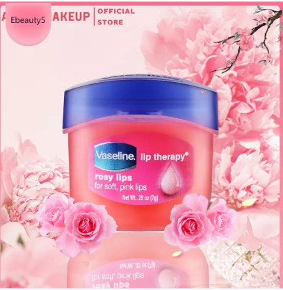 4pcs 1box Vaseline lip balm /cover box moisturizing lipstick base not greasy comfortable lip ...