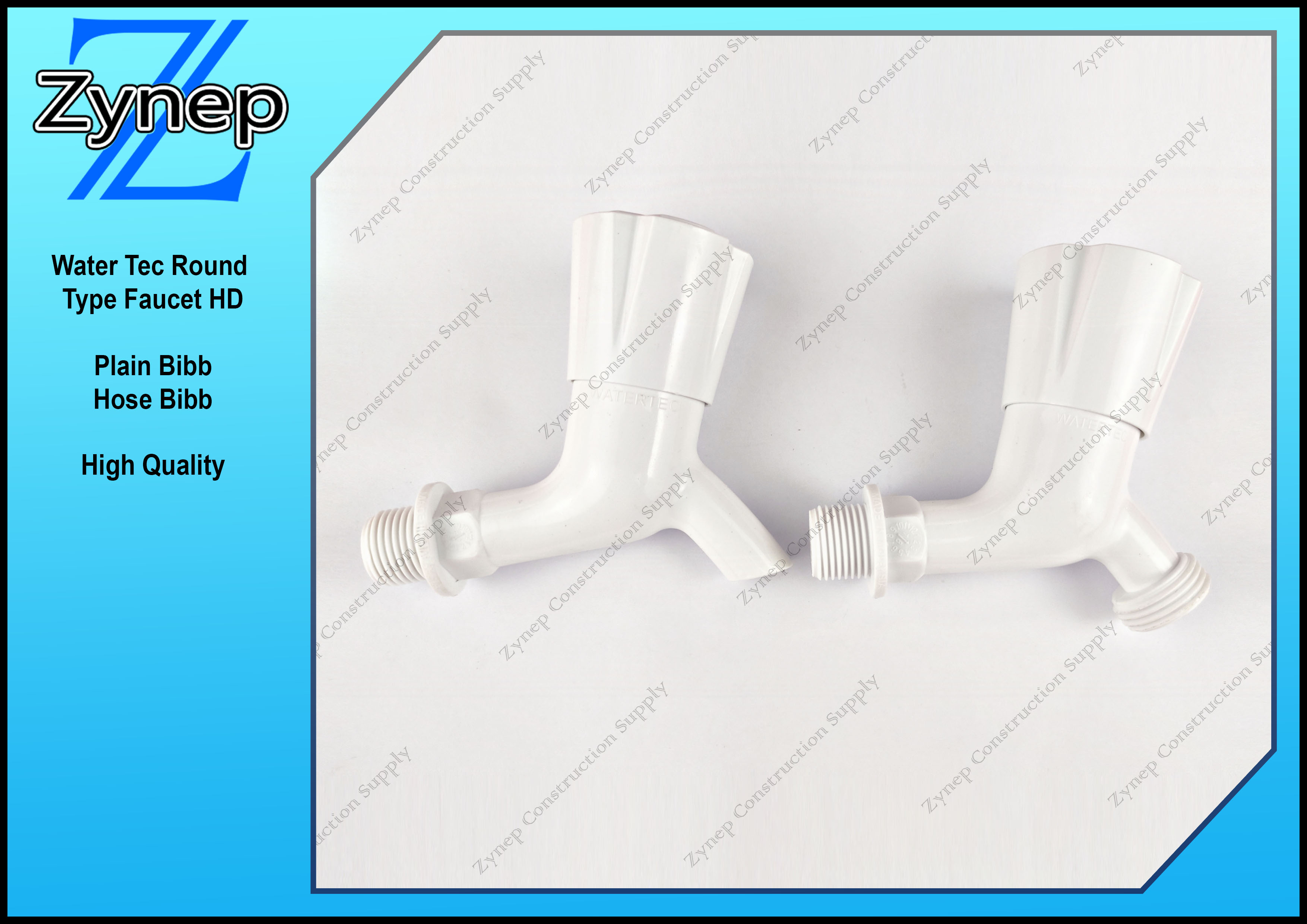 WATERTEC PVC FAUCET ROUND TYPE ( HOSE BIBB / PLAIN BIBB) MADE IN ...