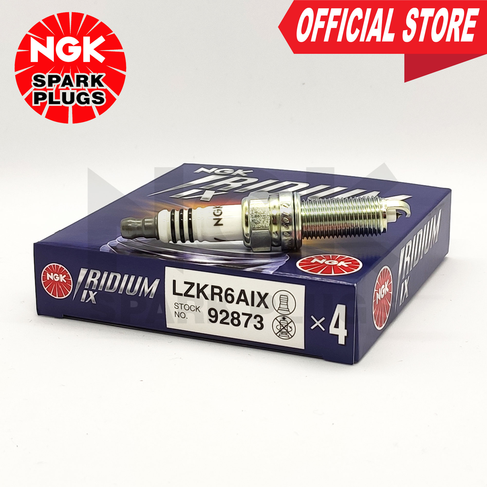 NGK LZKR6AIX Iridium IX Spark Plug Set of 4 | Lazada PH
