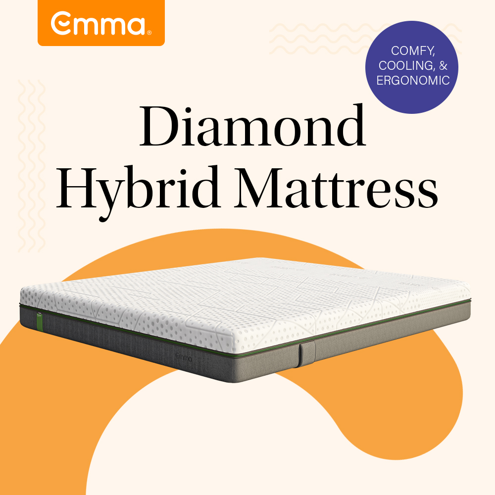 Emma Diamond Hybrid Mattress | Cooling, Memory Foam, Pocket Spring | Emma Sleep | Lazada PH
