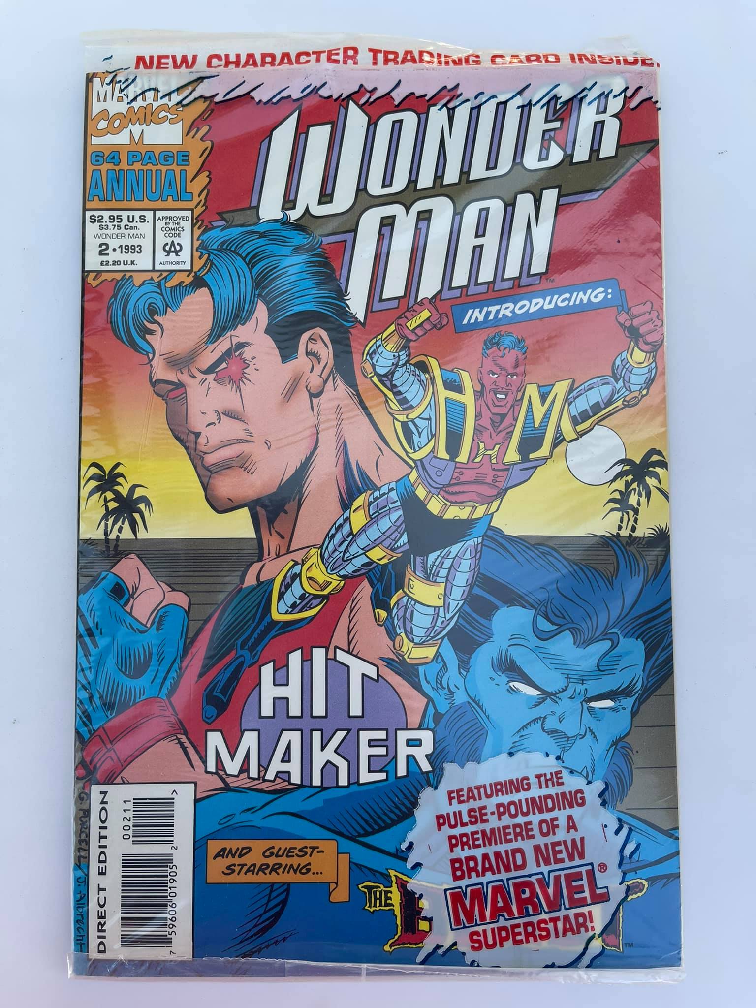 Wonder Man Annual 2 Published 1993 by Mar vel Comic Book Polybagged ...