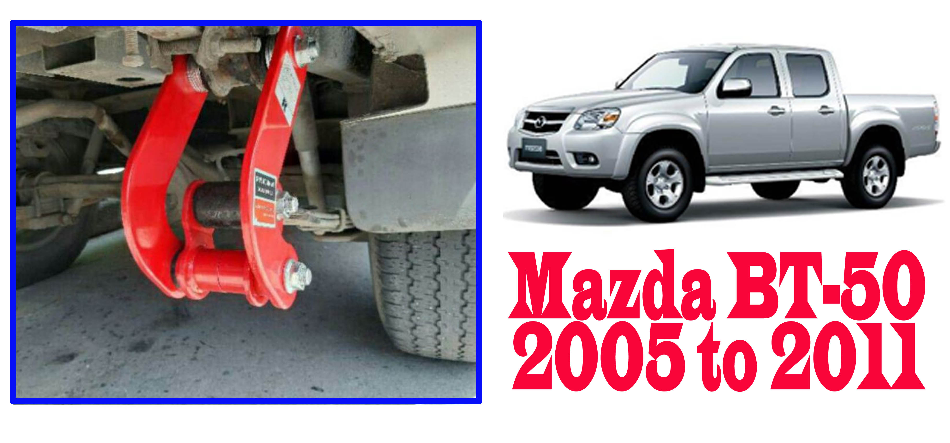 Comfort Lift / Shackles for Mazda BT-50 2005 to 2011 (2 inches) | Lazada PH
