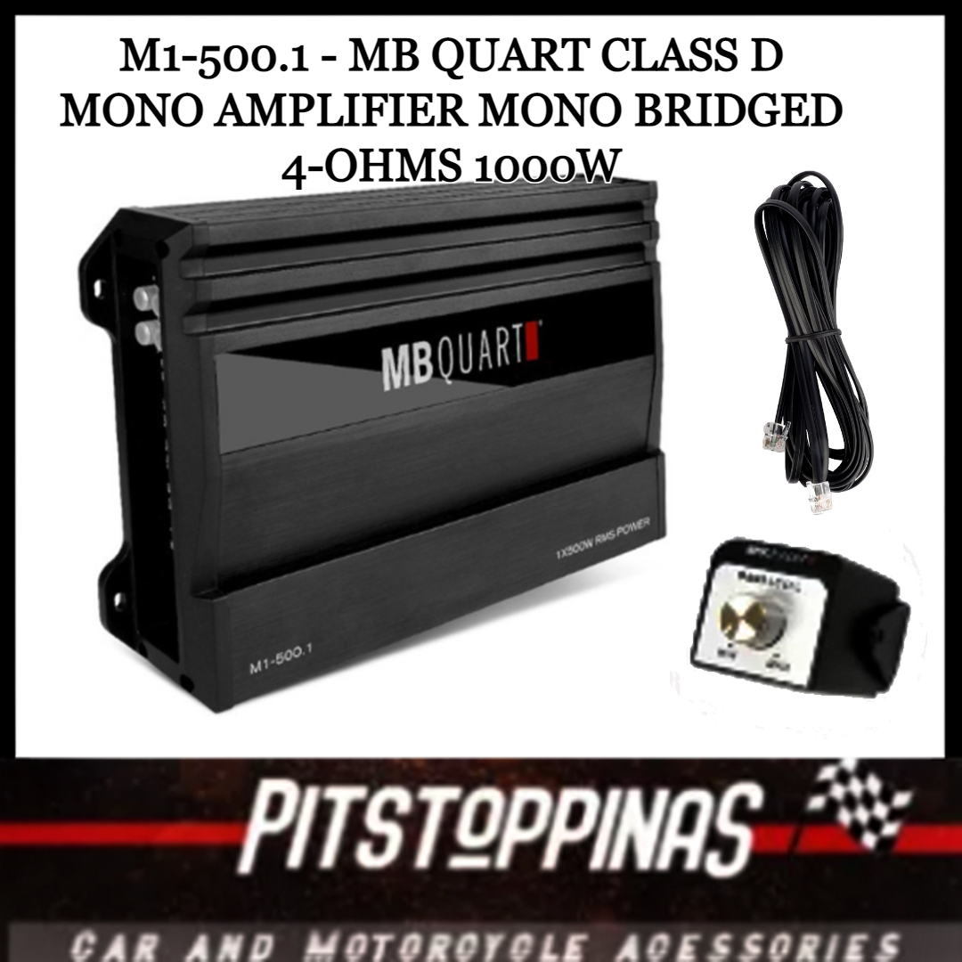 M1-500.1 - MB QUART CLASS D MONO AMPLIFIER Mono Bridged 4-ohms 1000W | Lazada PH