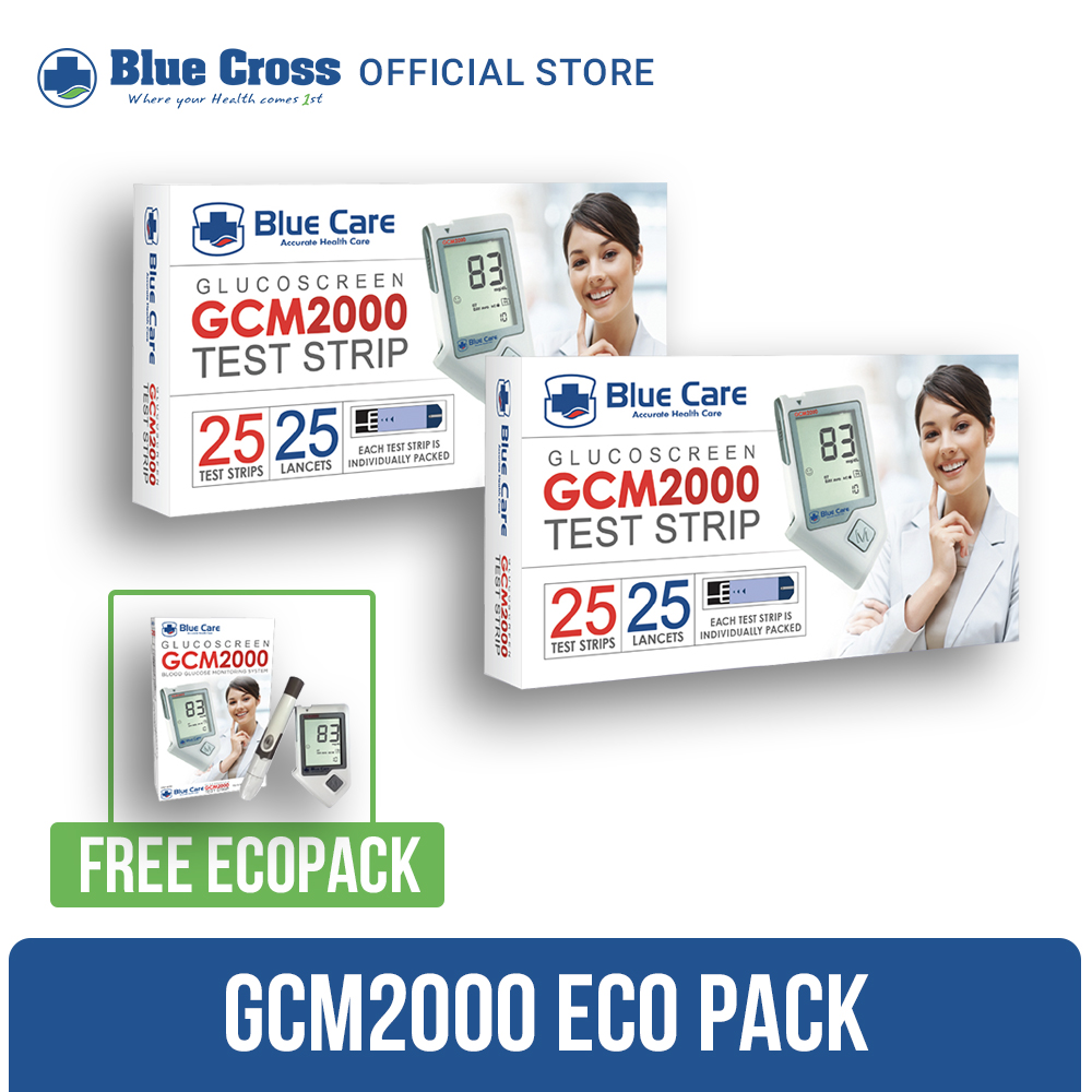 Blue Care GCM 2000 Strips with Eco Pack | Lazada PH