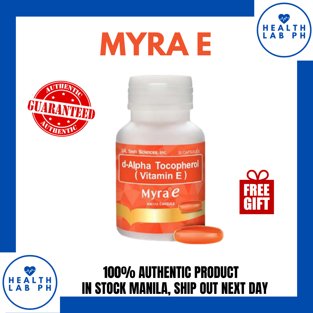 Myra Vitamin E 400 IU, 30 Capsules by HealthLabPH | Lazada PH