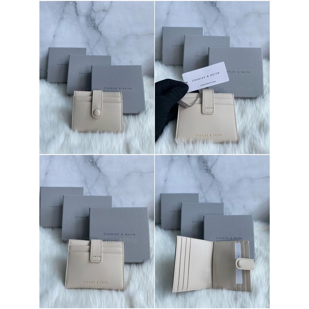 Charles and Keith Card Holder (Snap Button Card Holder) | Lazada PH