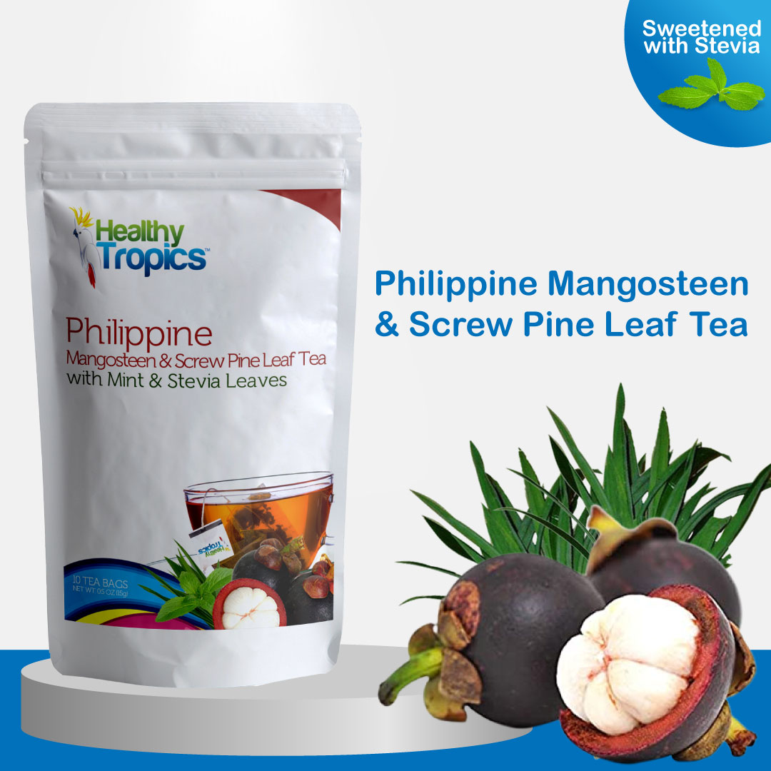 Healthy Tropics Mangosteen & Pandan With Mint & Stevia Flakes Tea ...