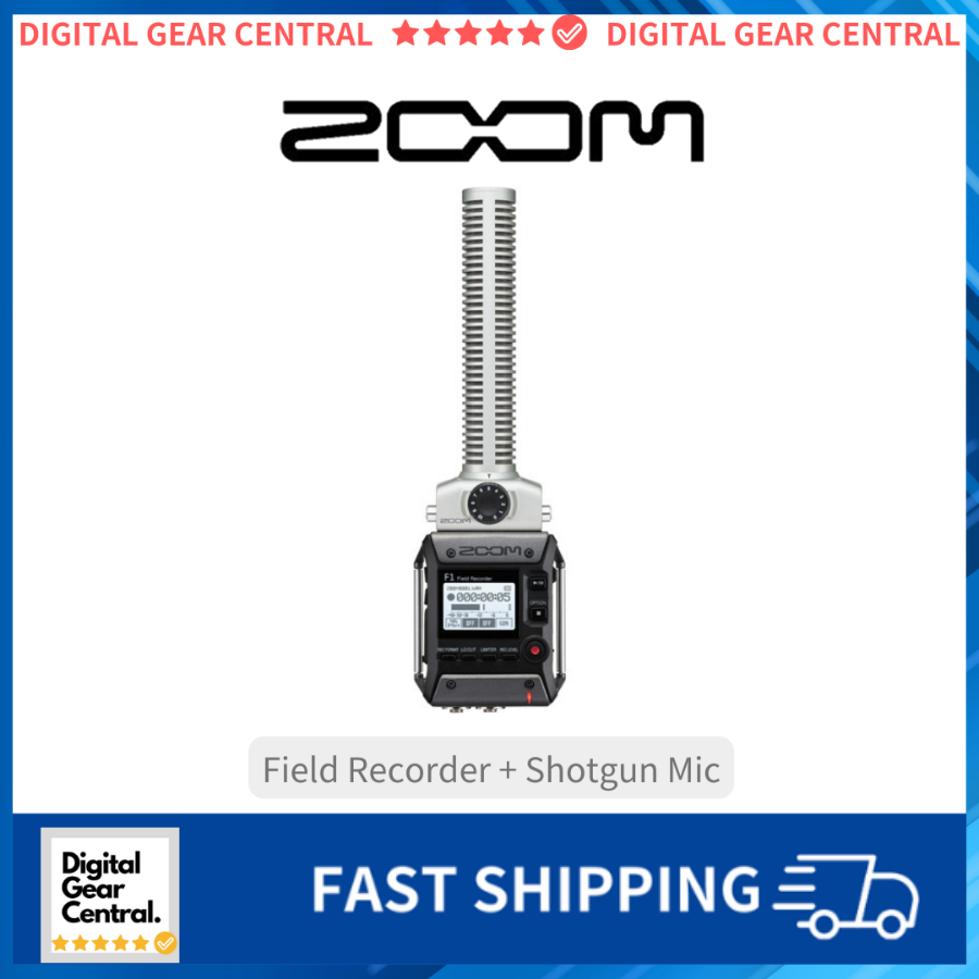 Zoom F1-SP Field Recorder with 3-Capsule Shotgun Mic – Pro-Grade Audio ...