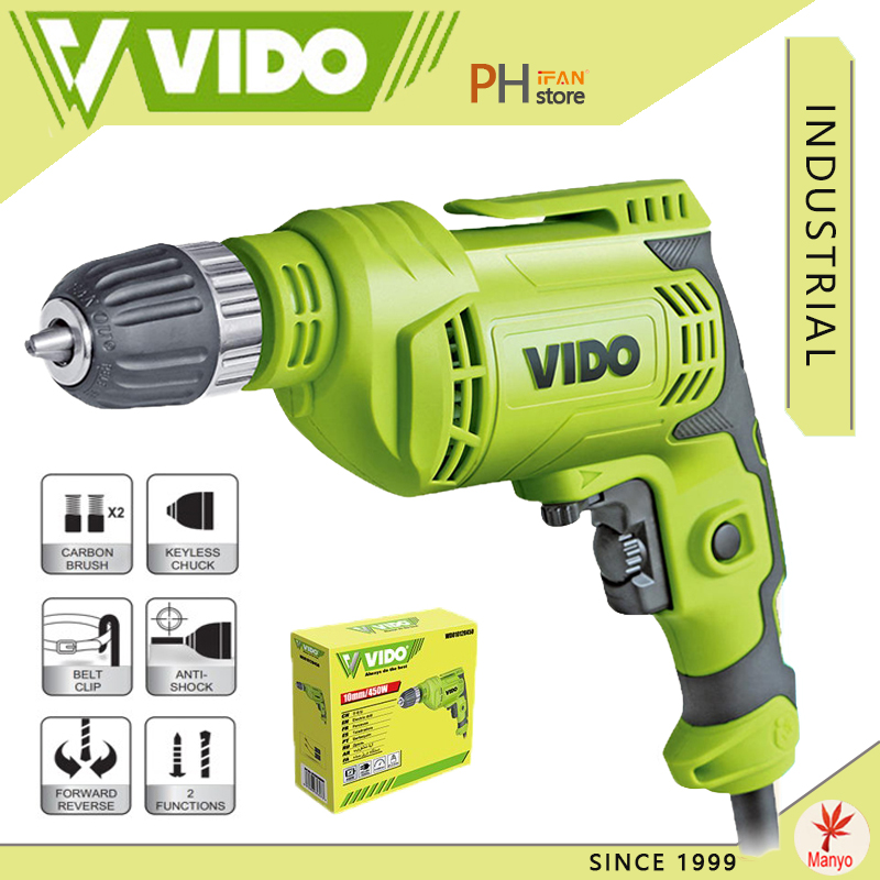 VIDO Original Portable Power Tools Heavy Duty Electric Drill ( 450W ...