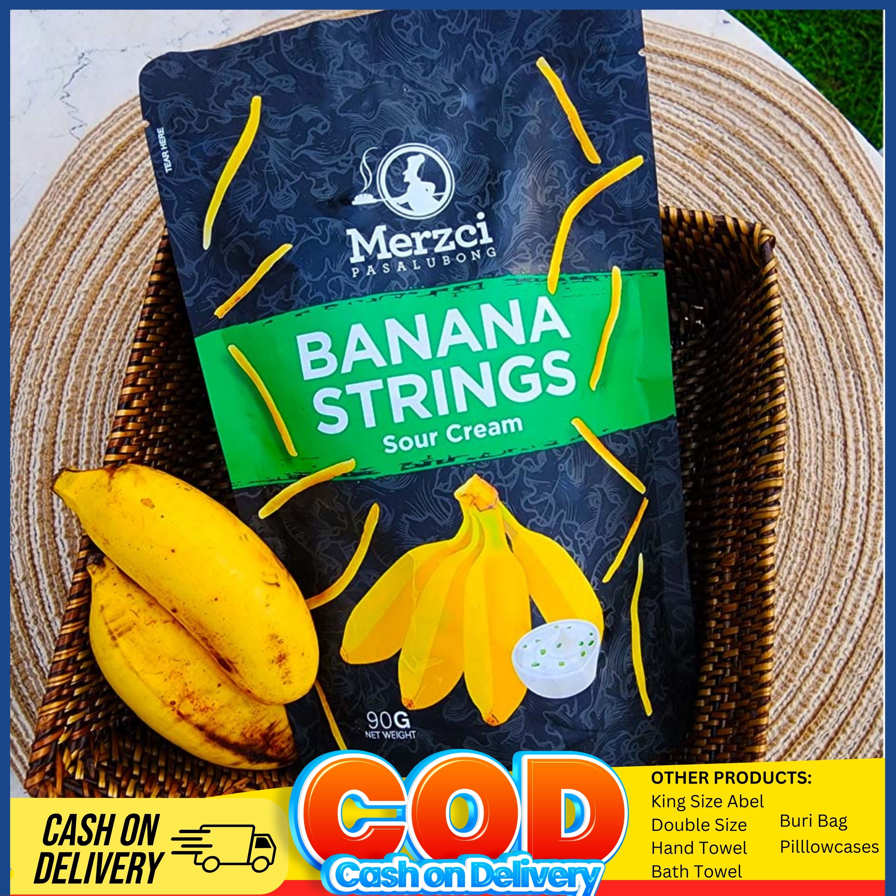 Banana Strings Pasalubong Abroad Filipino Food Snacks Merzi Banana ...
