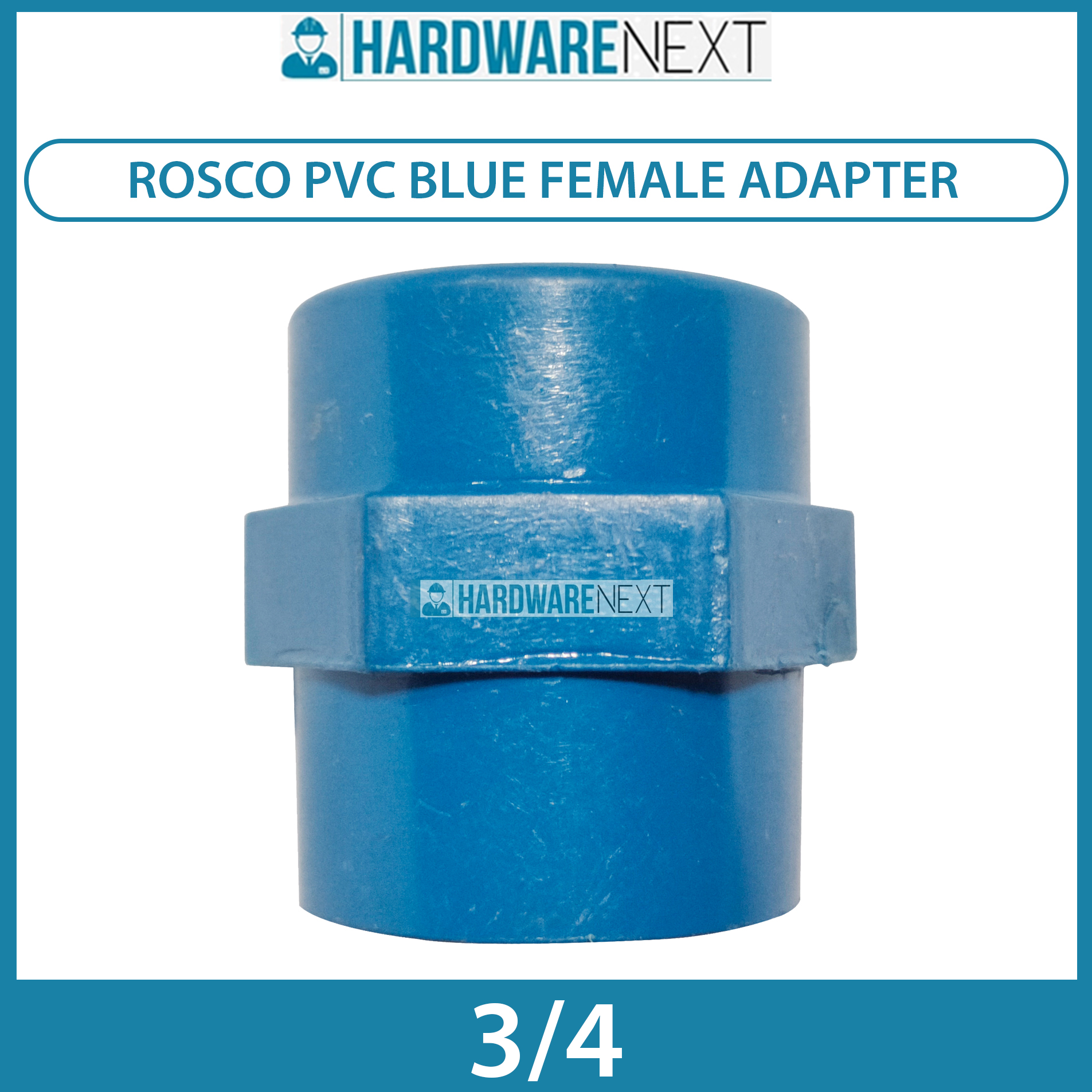 ROSCO PVC Blue Female Adapter 3/4 | Lazada PH