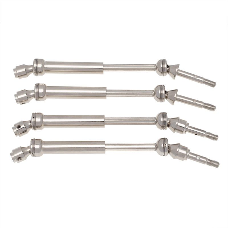 4Pcs Front and Rear Drive Shaft Spline CVD for 1/10 Traxxas Slash Rustler Stampede VXL 4X4 4WD ...