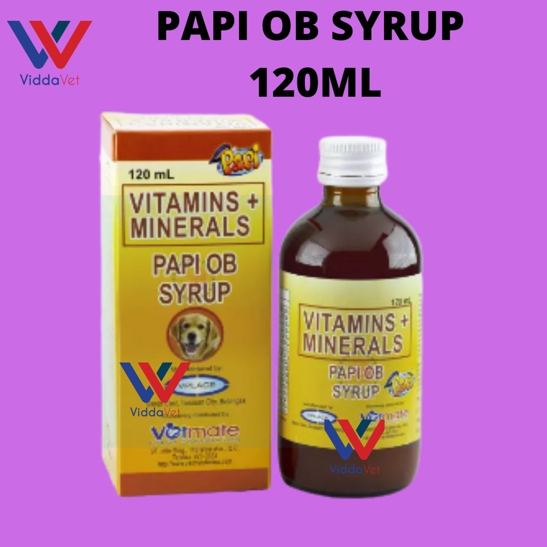 Viddavet Vetmate Papi OB Syrup for Pregnant and Lactating Pets (120ml ...