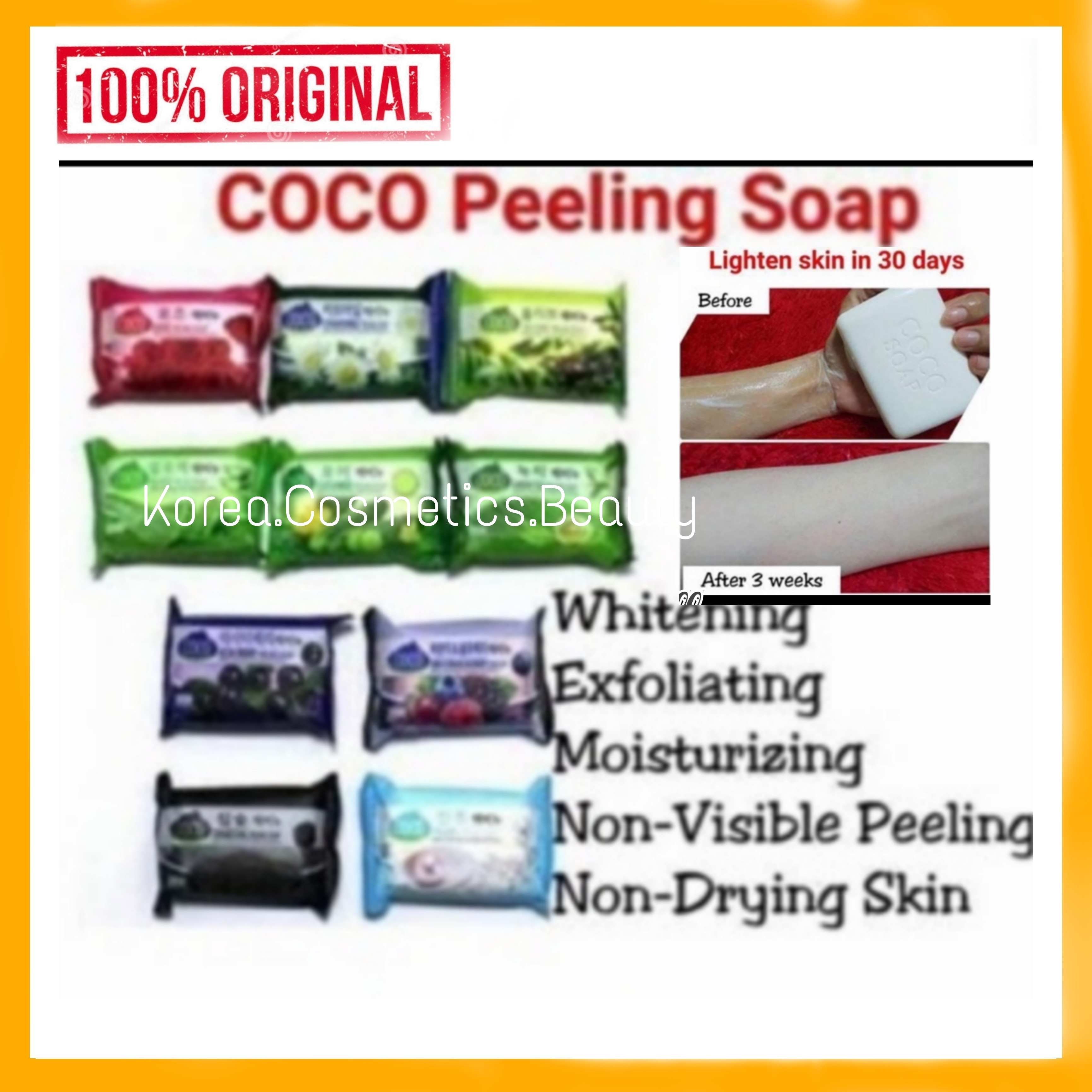 Korea Exfoliating Whitening Coco Peeling Soap [150g] | Lazada PH