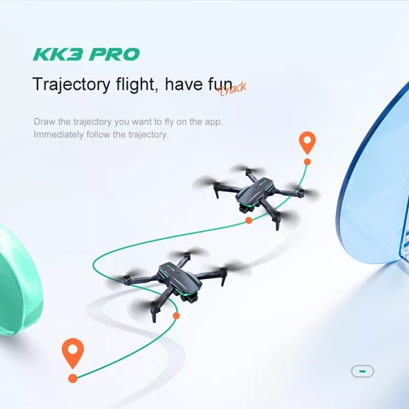 2022 New KK3 Pro Mini Drone 4K Profession HD Dual Camera With WIFI FPV ...