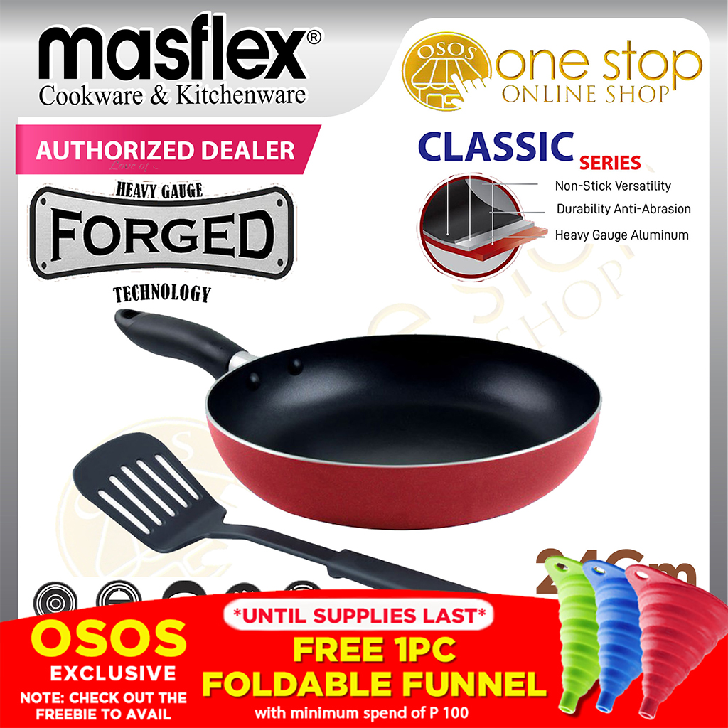 Masflex Classic Series 26cm Frying Pan Aluminum Non Stick Induction ...