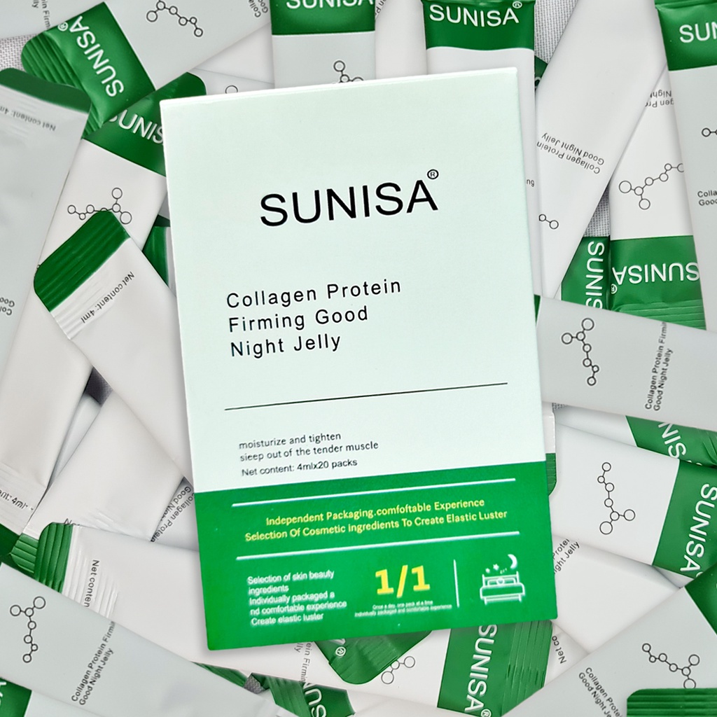 ORIGINAL 20pcs in 1 box Sunisa Collagen Firming Sleeping Mask(20sachets ...