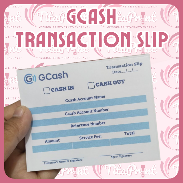 Gcash Transaction Slip/Form | Lazada PH