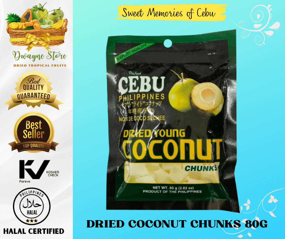 Dried Young Coconut Chunks 80g | Lazada PH