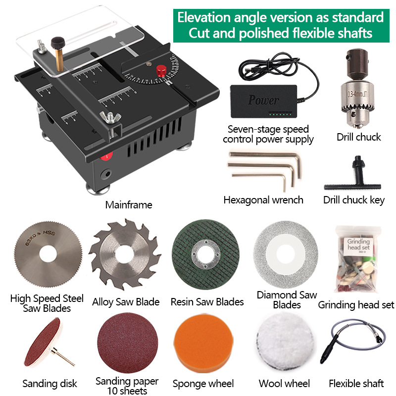 Multi-Functional Table Saw,maxant Mini Table Saw 100W Hobby Bench Saw ...