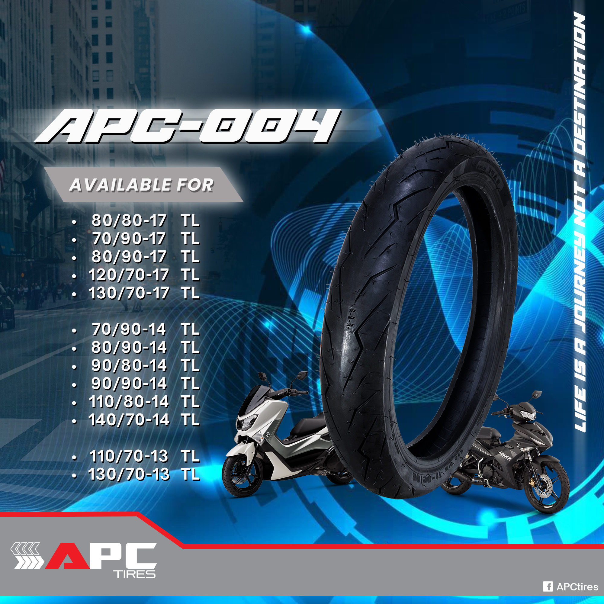 apc motorcycle tire apc-004 | Lazada PH