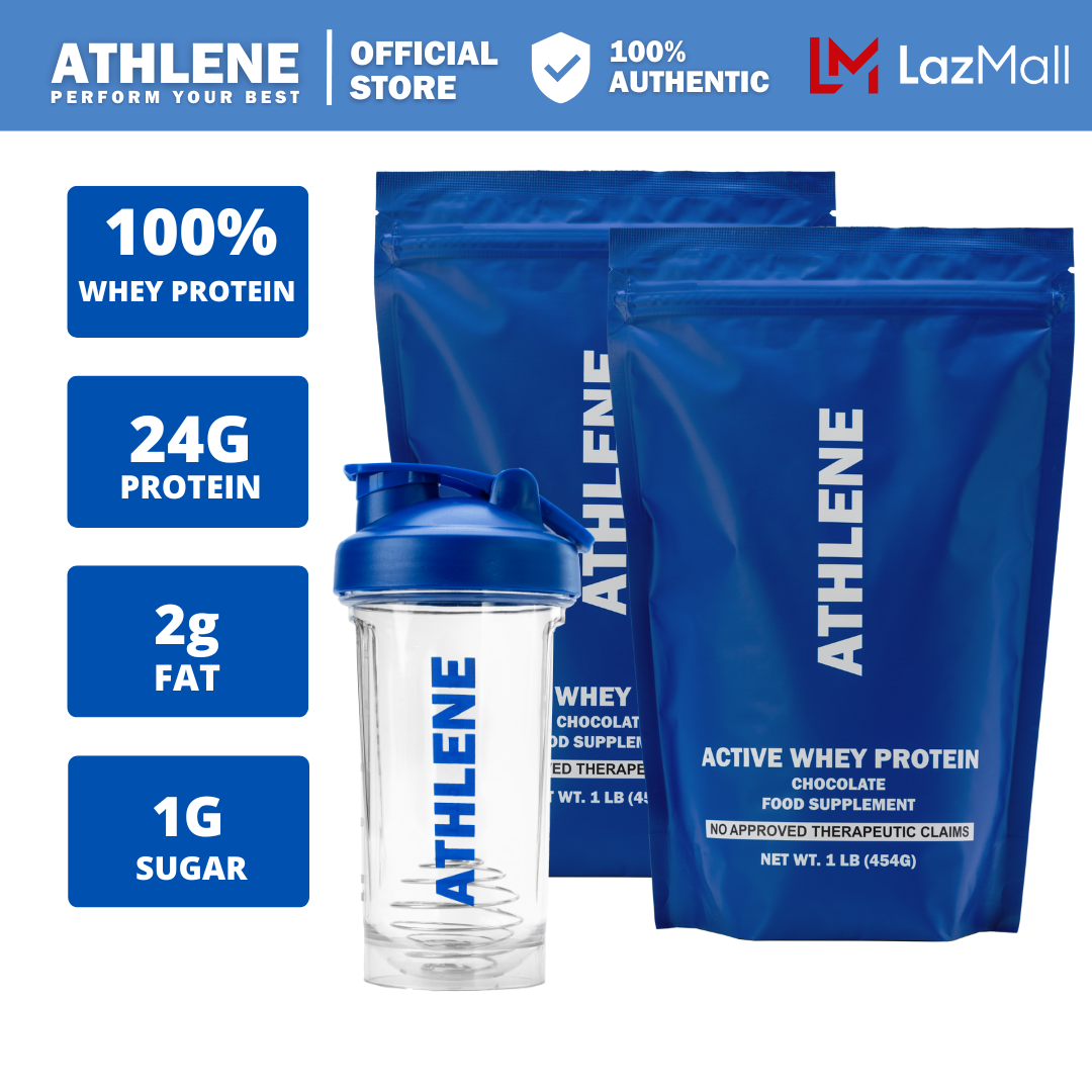 ACTIVE Whey Protein Starter Pack 2LB 100% Whey Protein Powder | Lazada PH