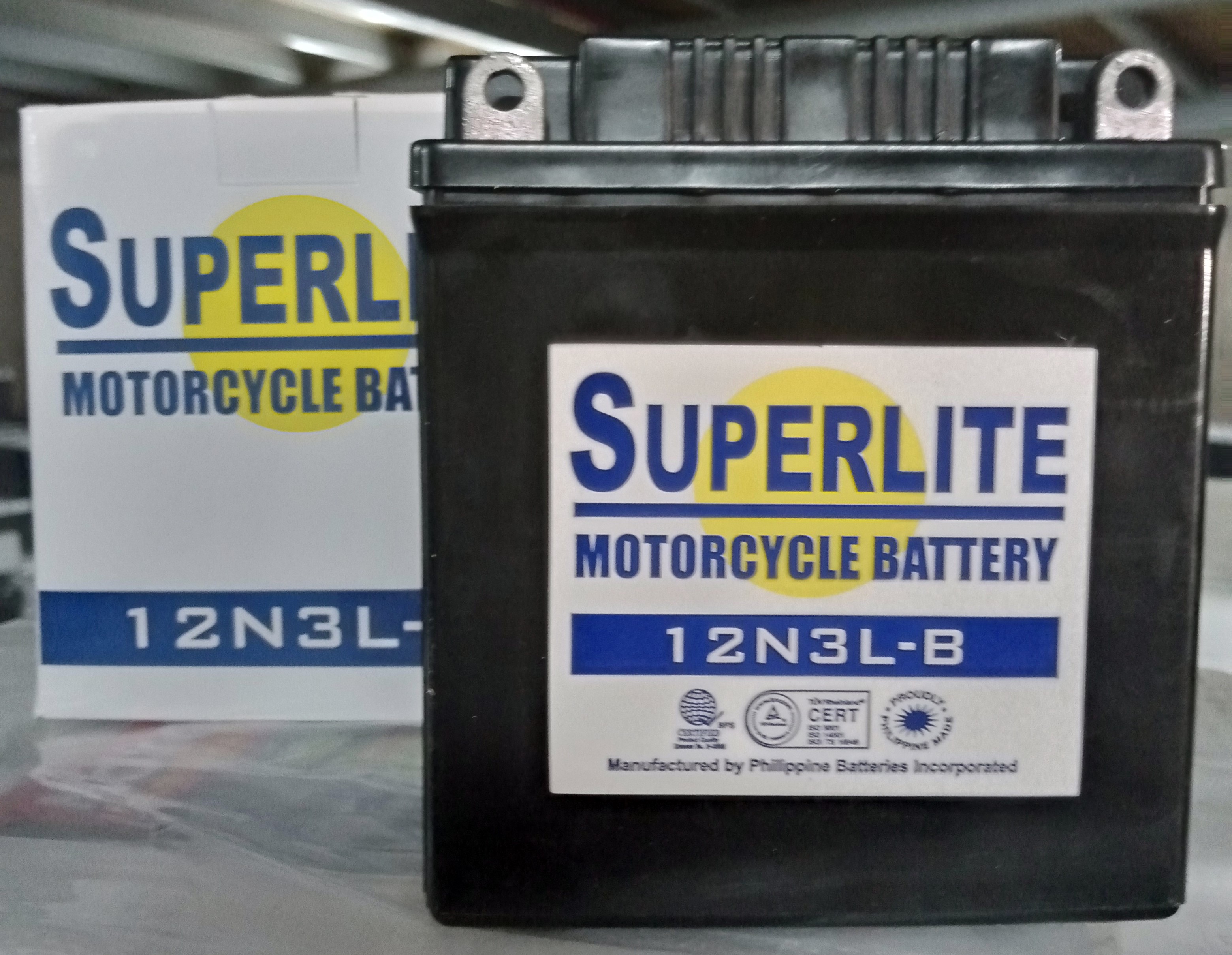 MFYB3L SUPERLITE (Maintenance free) MOTORCYCLE BATTERY | Lazada PH