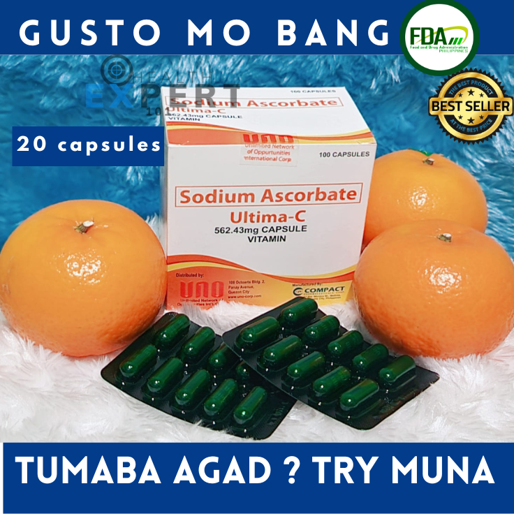 ULTIMA C 20 CAPSULE VITAMINS NA PAMPATABA | ULTIMA C 20 SODIUM ...