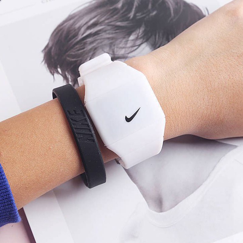☁Nike Life Waterproof Watch Electronic Watch Leisure Student Sports LED ...