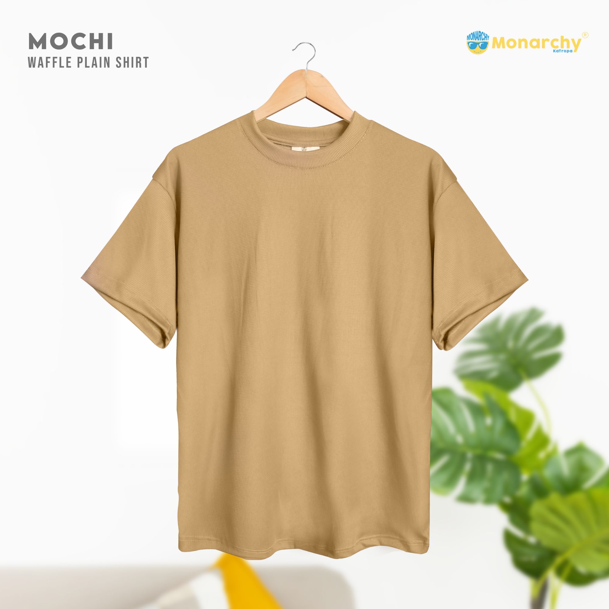 Monarchy Official MOCHI Waffle Plain Shirt ( PREMIUM ) | High Quality ...