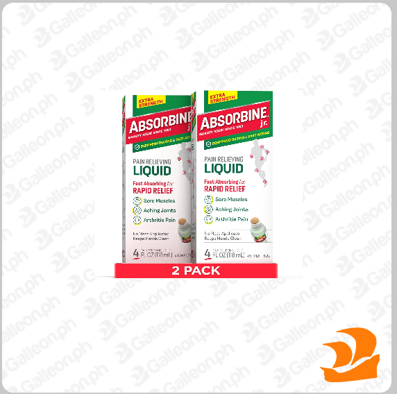Absorbine Jr. Extra Strength Pain Relieving Liquid, Liquid Pain ...